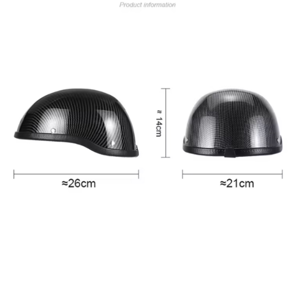 Vintage Motorcycle CruiserHalf Half Helmet – Bean's Moto Booth