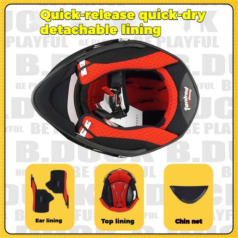 TANKED RACING™ Children’s Motorcycle Helmet – Bean's Moto Booth