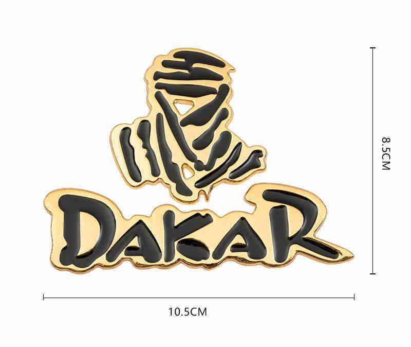 DAKAR Metal Emblem – Bean's Moto Booth