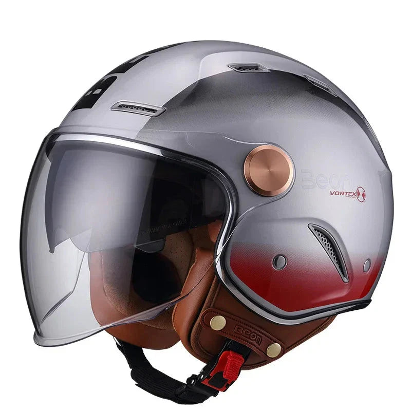 Retro Motorcycle Helmet – Bean's Moto Booth