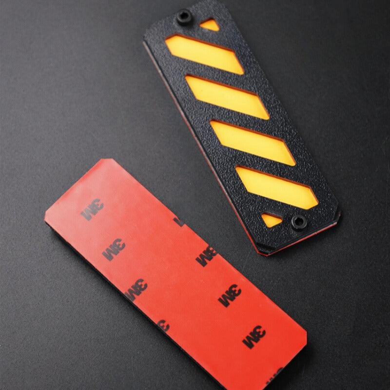 Motorcycle Glow-in-the-Dark 3D Warning Sticker – Bean's Moto Booth