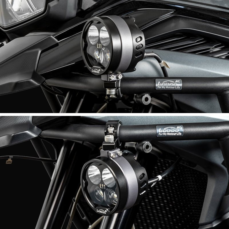LOBOO L11 Motorcycle Auxiliary Lights – 15000LM High/Low Beam with 3 ...