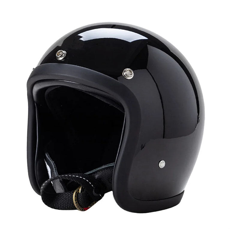 Low Profile Vintage Motorcycle Helmet - DOT and ECE Approved – Bean's ...